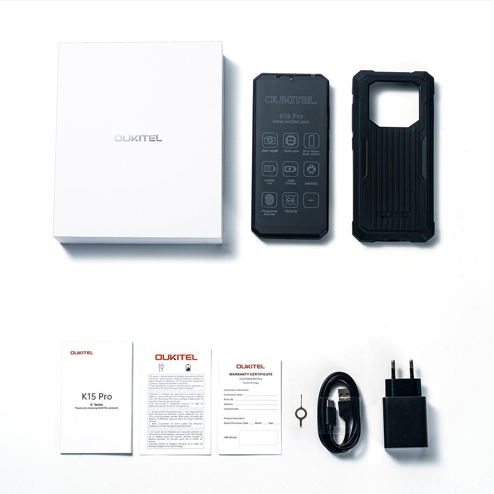 Buy OUKITEL K15 Pro 8GB RAM 128GB ROM Smartphone Android 10000mAh at ...