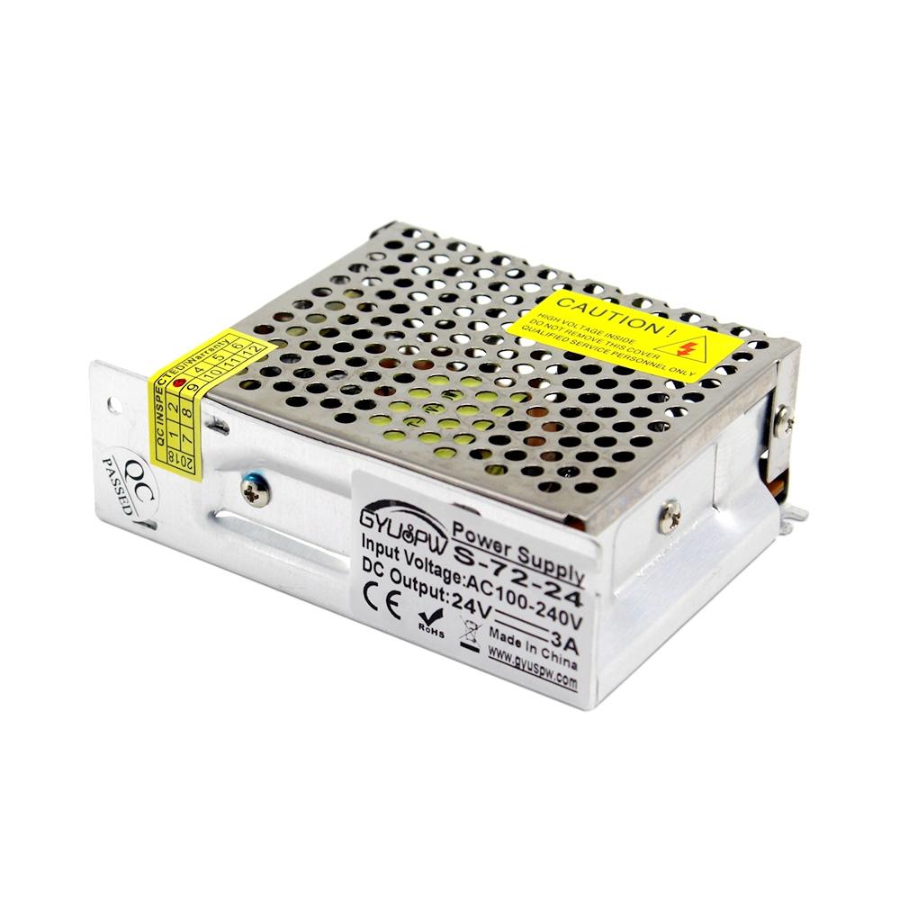 Buy S-72-24 DC24V 3A 72W LED Regulated Switching Power Supply, Size ...