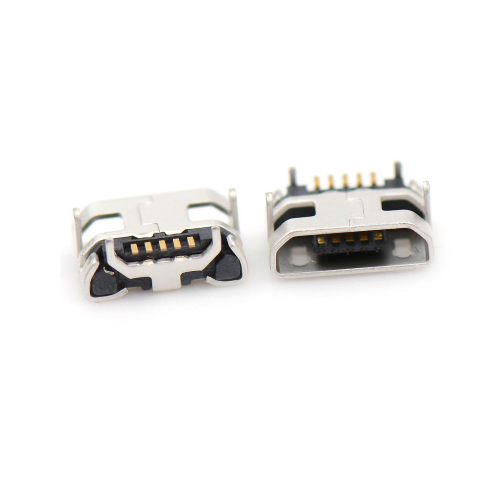 10шт Micro USB Тип B Женский 5Pin DIP разъем разъем разъем порт зарядки ...