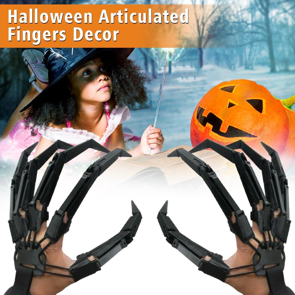 Buy 3D Printed Halloween Articulated Fingers Extensions Halloween ...