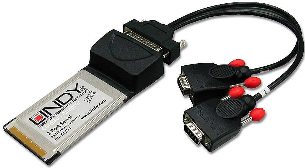 Carte cardbus, 2 ports série lindy 51334 uygun fiyatlı satın alın ...