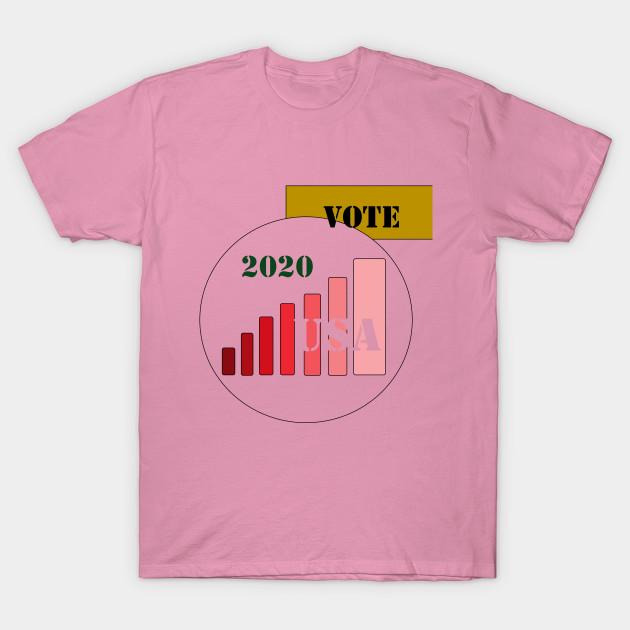 Buy T Shirt Women Election Usa 2020 Harajuku Print Kawaii Tshirt Summer ...