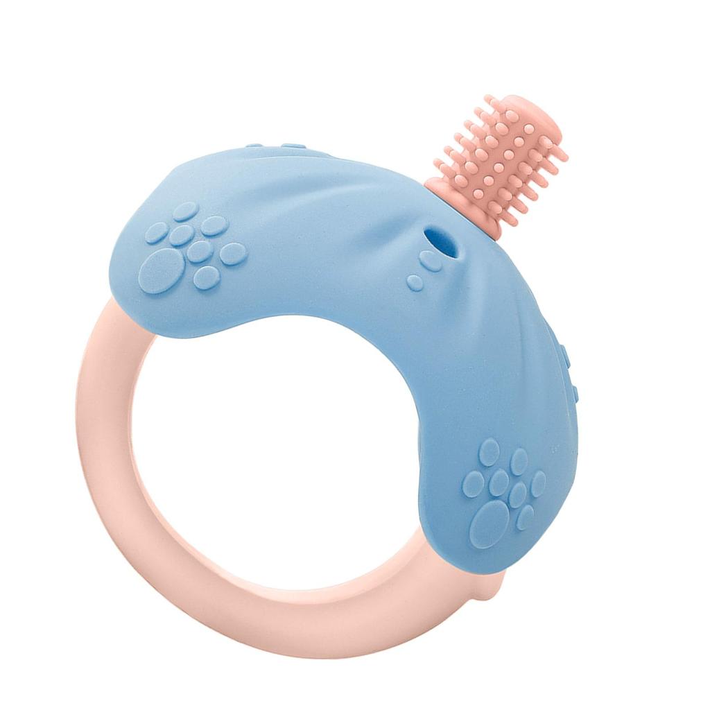 Satın alın Silicone Soothing Teether Toy | Infant Teething Hands Free ...