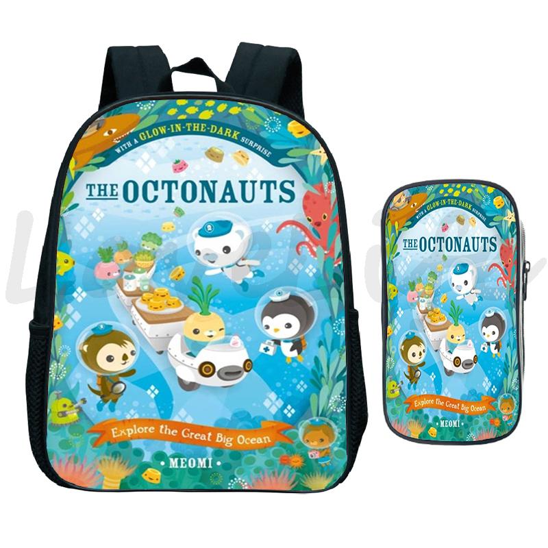 Kaufe 2Pcs/Sets The Octonauts Backpack Toddler Kindergarten Bags Kids ...