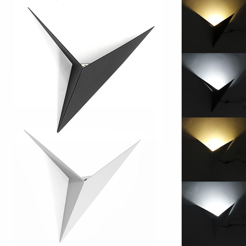 Buy Modern Indoor Creative Triangle LED Wall Light Up Down Lamp Sconce ...