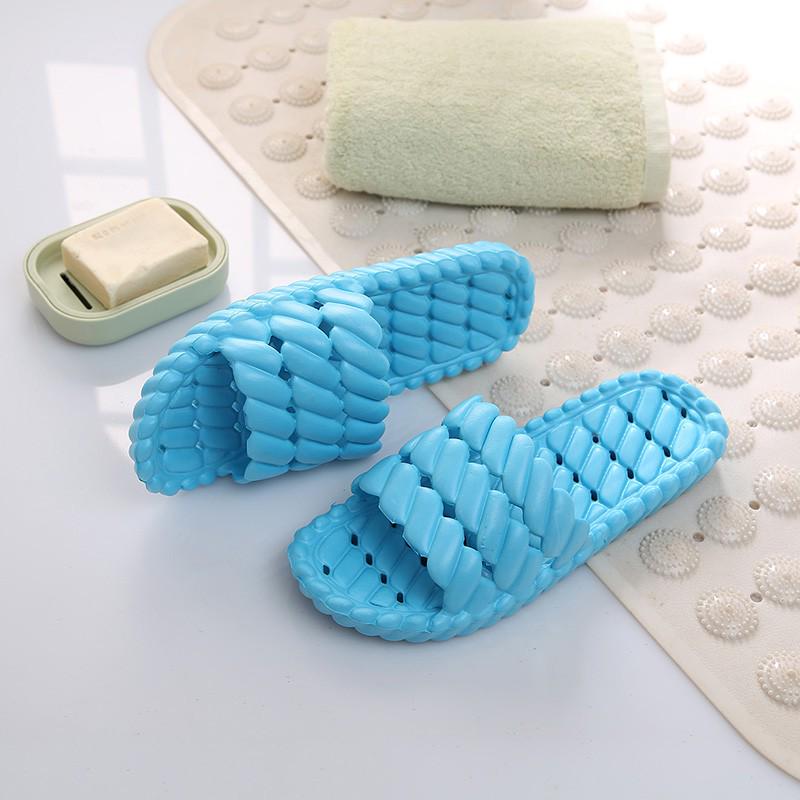 Buy New Soft Bottom Hollow Out Anti-slip Bathroom Sandals Home Slippers ...