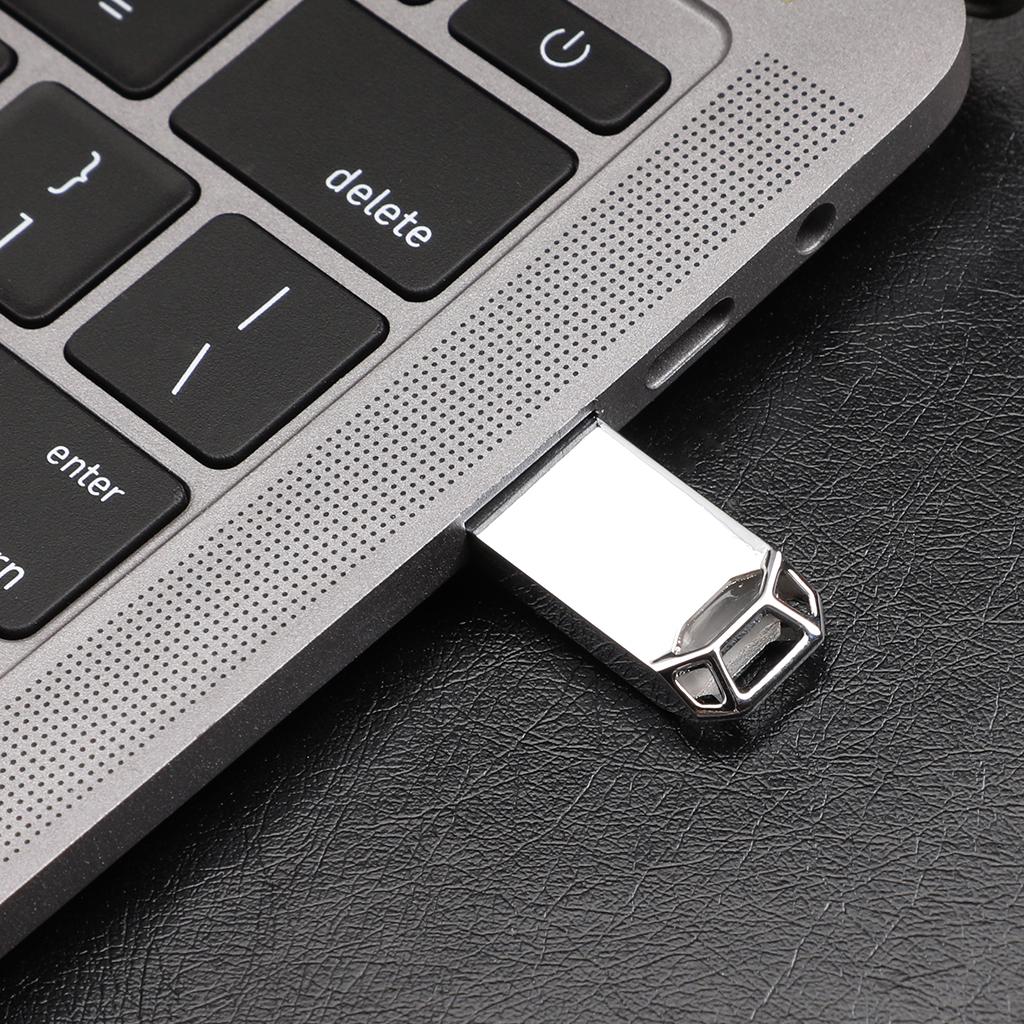 High Speed USB 2.0 Flash Drive Stylish Design for PC Computer Silver ...