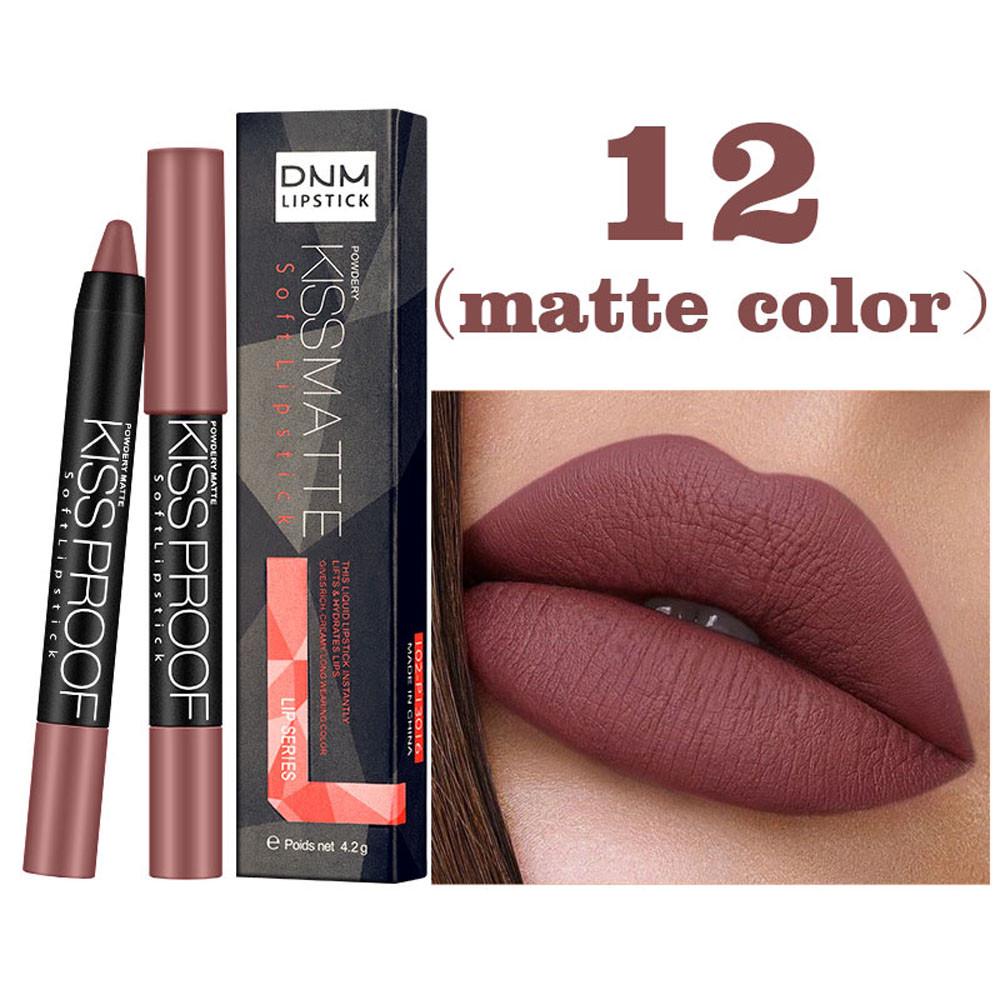 Buy Waterproof Lipstick Matte Pumpkin Color Lipstick Eat Earth Rich ...