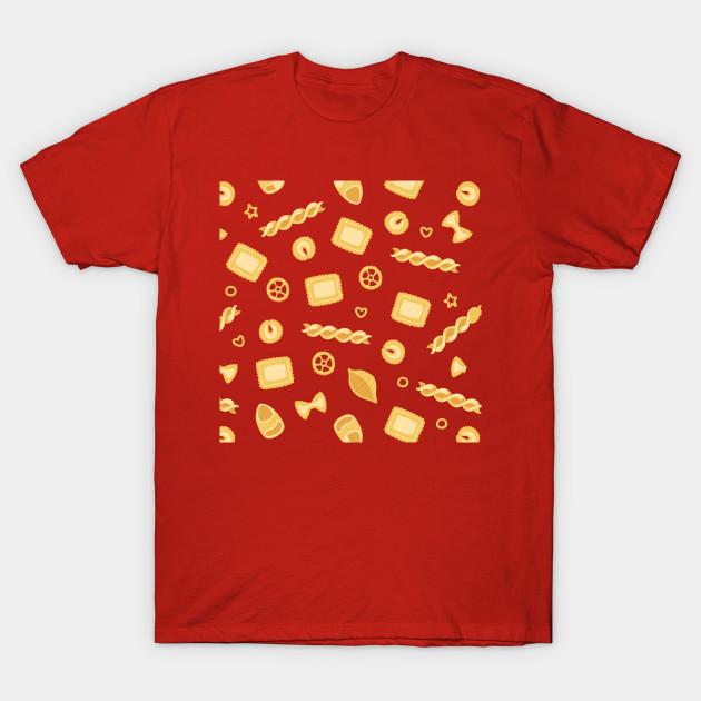Buy Men Premium Cotton Harajuku T Shirt Pasta Pattern Pasta Lover Pasta ...