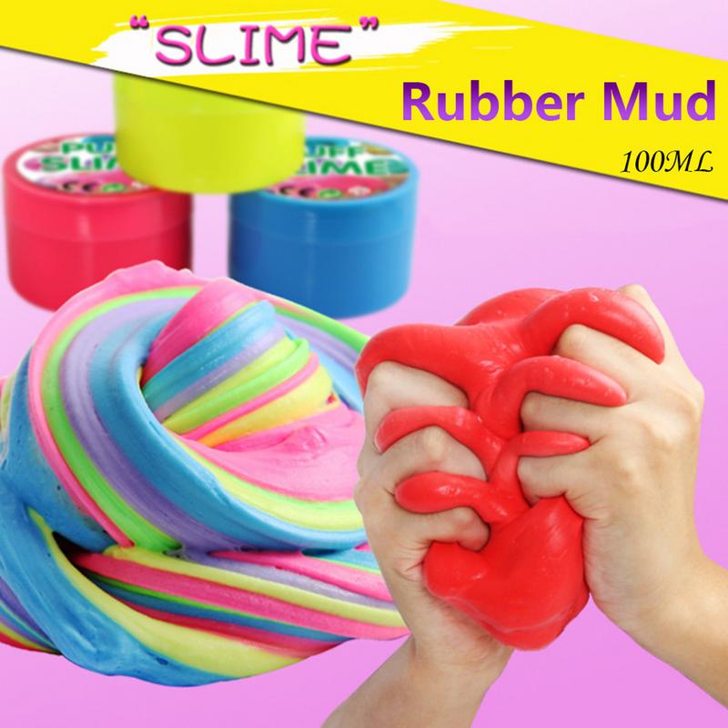 Buy 100ML DIY Fluffy Float Slime Putty Scented Stress - Relieving ...