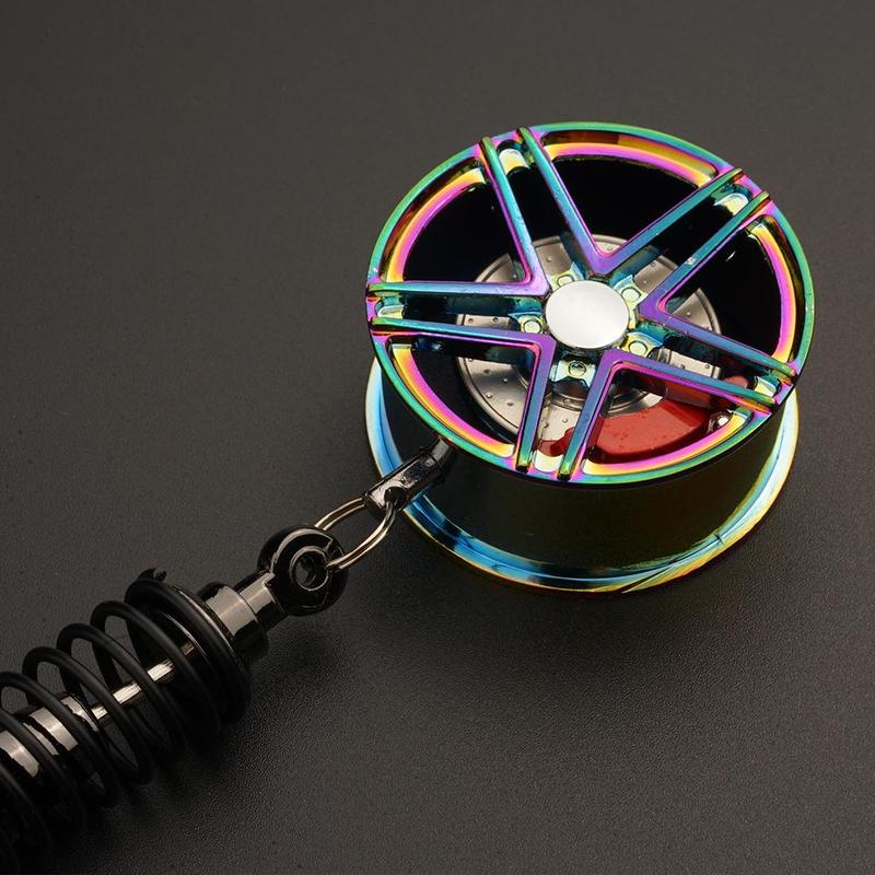 Buy Car Styling Rearview Mirror Pendants Ornaments Aluminum Alloy Wheel ...