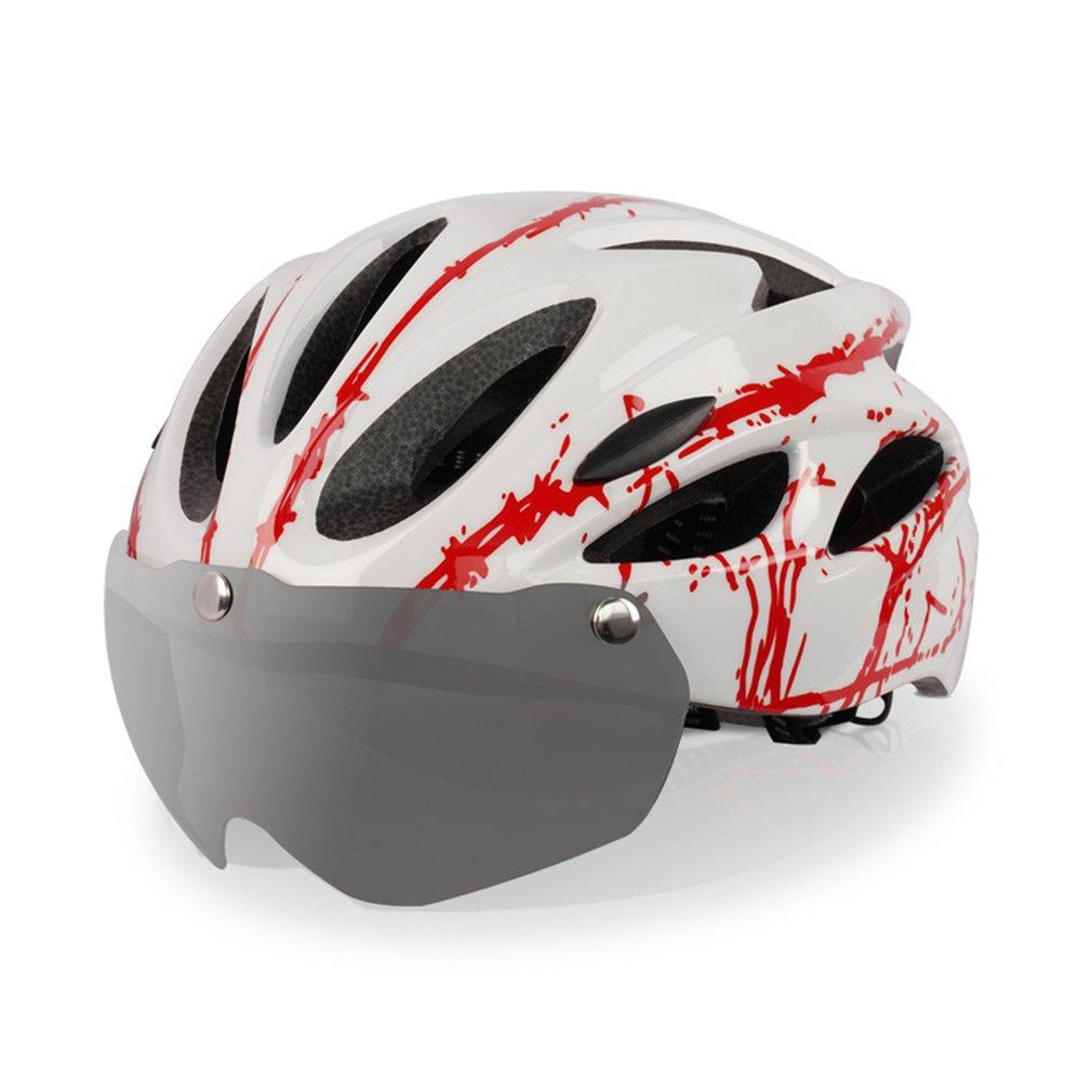 Buy May Travel Cycling Helmet With Goggles Ultralight MTB Bike Helmet ...