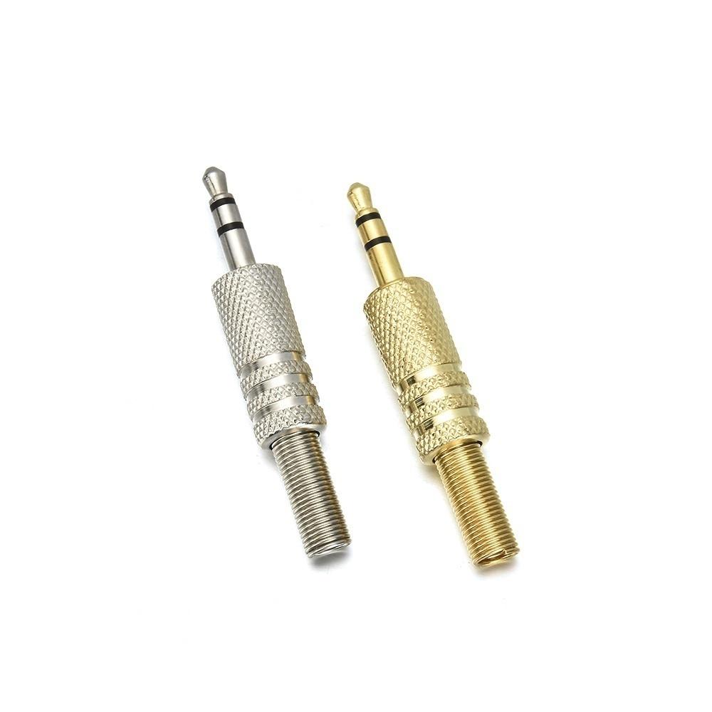 Buy Stereo Headphone/Earphone Replacement Audio Jack Plug Solder ...