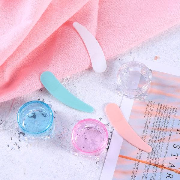 Buy 30pcs Portable Plastic Mini Cosmetic Jars Facial Cream Boxes ...