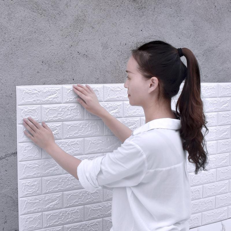 Buy 19Colors Backdrop Decor 3D Wall Stickers Waterproof Self-adhesive ...