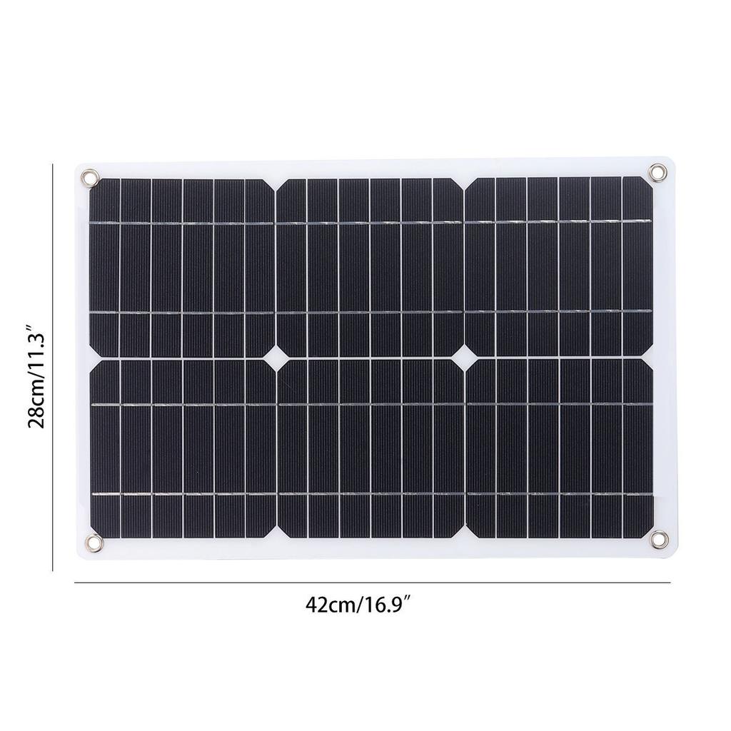 Buy Solar Panel Power Inverter 300W DC 12V to AC 220V/110V Dual USB ...