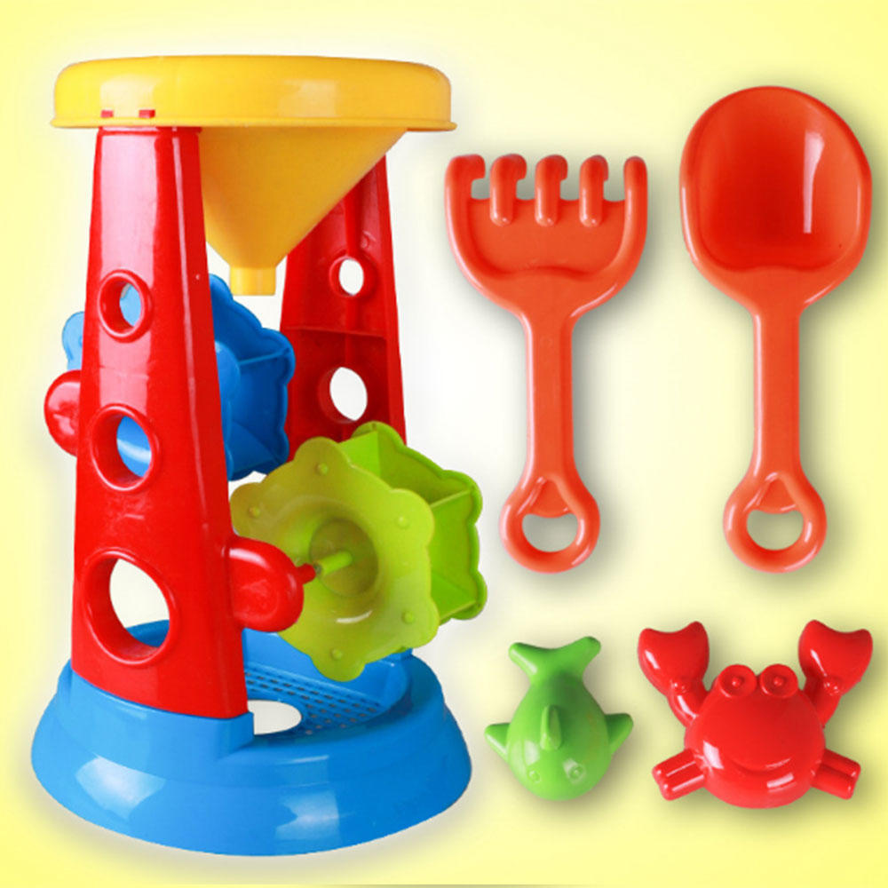 Beach Toy Set Sand Filter Sandboxes Activities Kids Children Fish Crab ...