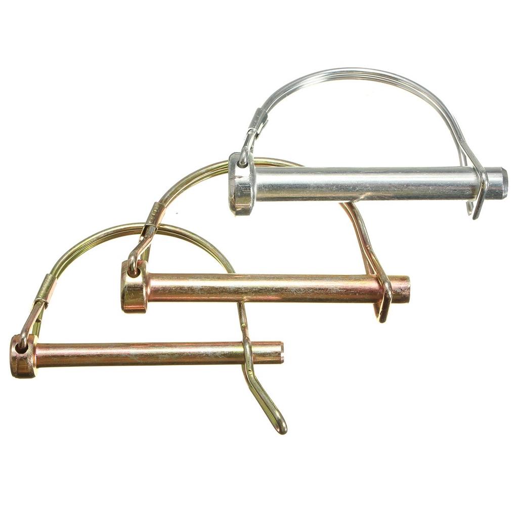 Buy 6/8/10mm Brass Silver D Clip Shaft Locking Tail Gate Retaining Pin ...