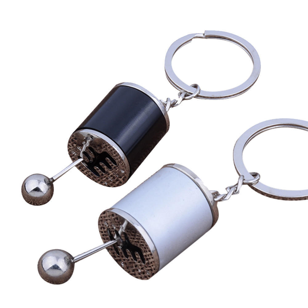 Gear Knob Gear Shift Gear Stick Gear Box Metal Key Chain Keyfob Car ...