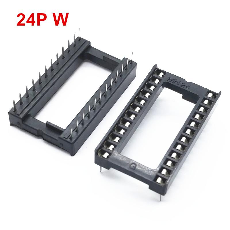 Buy 20pcs IC Seat 6 8 14 16 20 24 28 32 40 Pin 2.54 mm PIN Pitch MCU ...