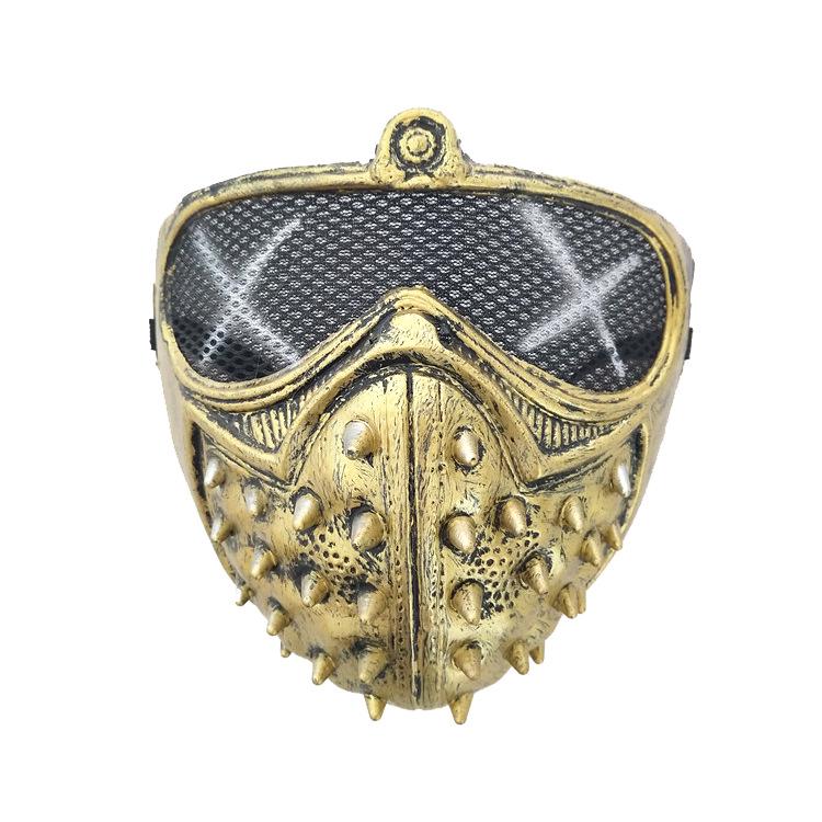 Buy 1PC Steampunk Rivet Mask Scary Horror Half Face Mask for Masquerade ...