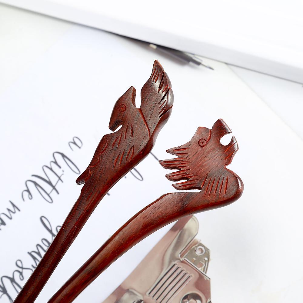 Cheap Hair Sticks Natural Handmade Carved Hair Clip Hair Pins | Joom