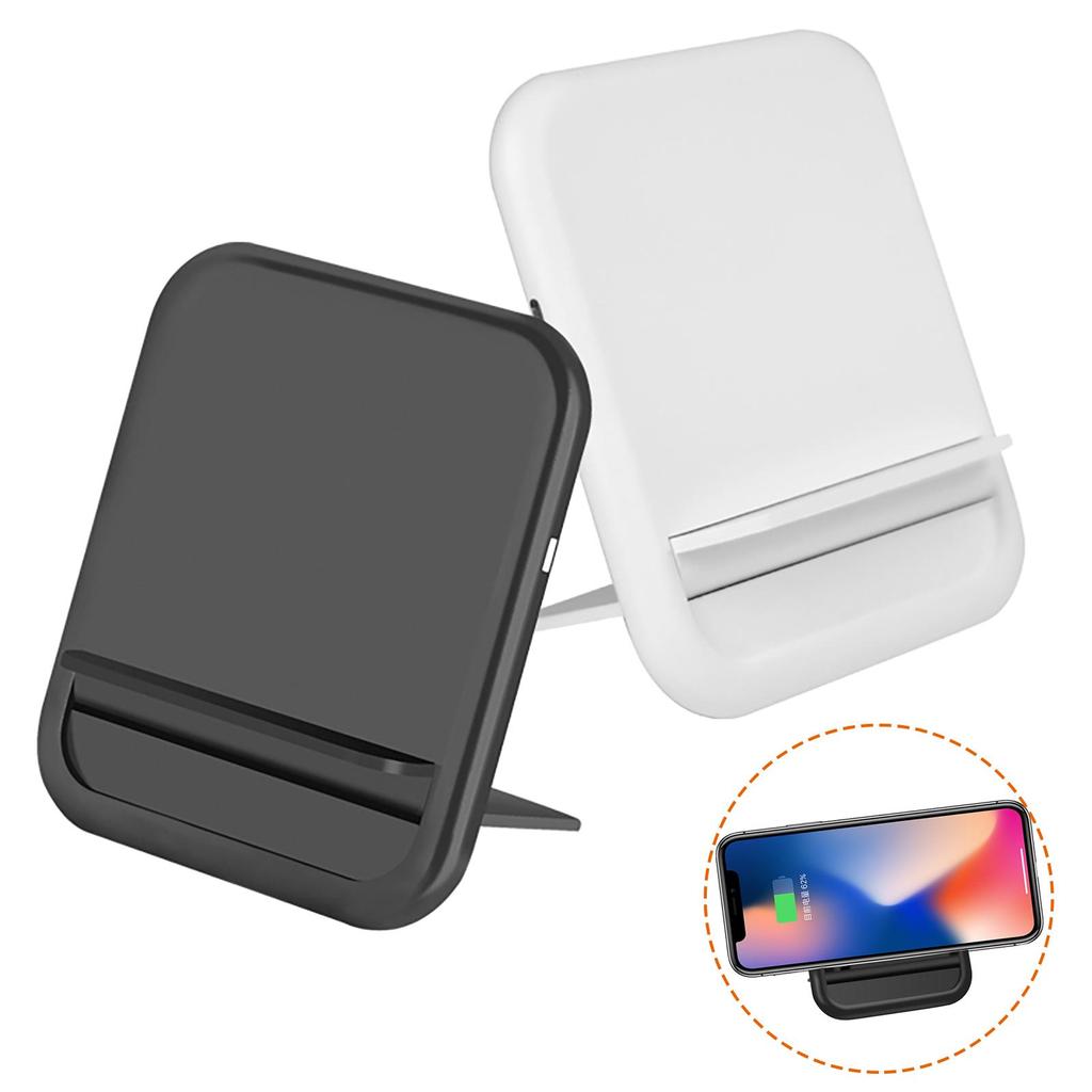 Buy Foldable Wireless Phone Fast Charging Dock Desktop Vertical Charger ...