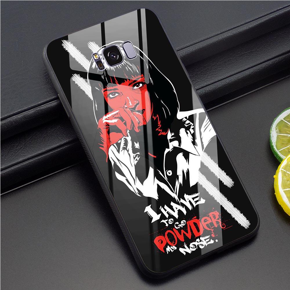 Buy Pulp Fiction Movie Protective Tempered Glass Phone Case for Samsung ...