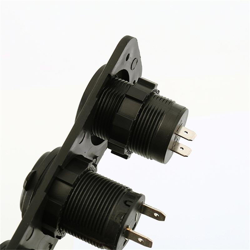 Buy 3 In 1 Car Charger Plug 4.2A Dual USB Adapter+12V/24V Car Socket ...