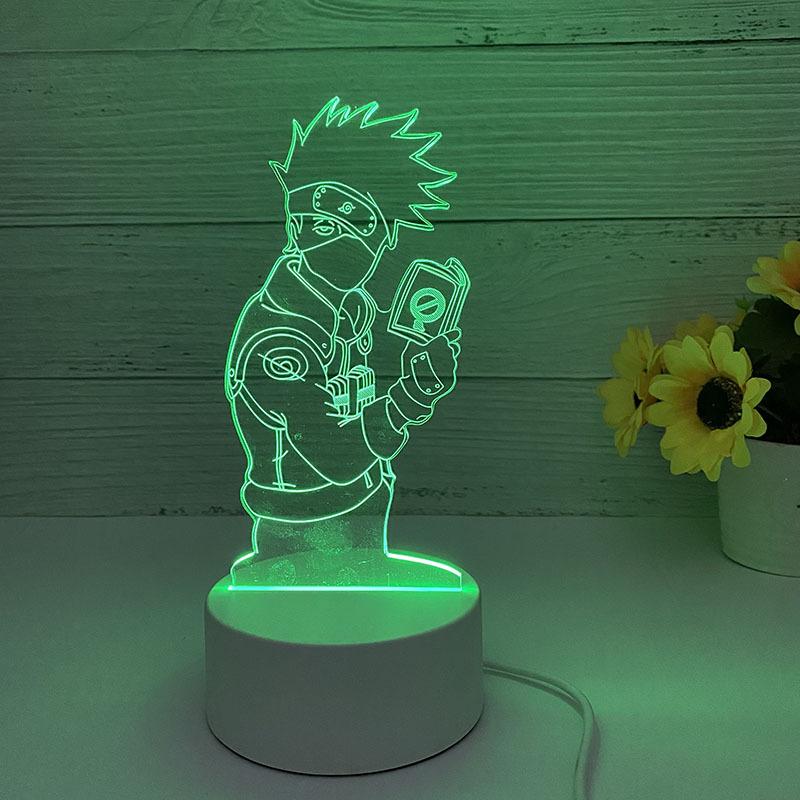 Koupit Anime Naruto Hatake Kakashi Konoha 3D LED Night Light 7 Colors ...