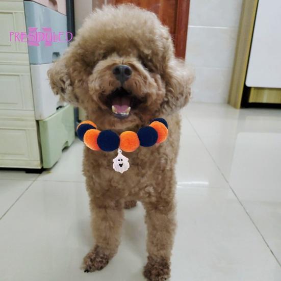 Cheap Halloween Pet Collar with Pumpkin-shaped Bell Charming Cat Dog ...