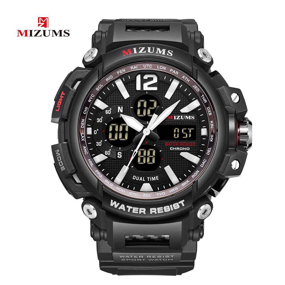 Buy MIZUMS Men Watch Fashion Digital Analog Dual Movement Watch ...