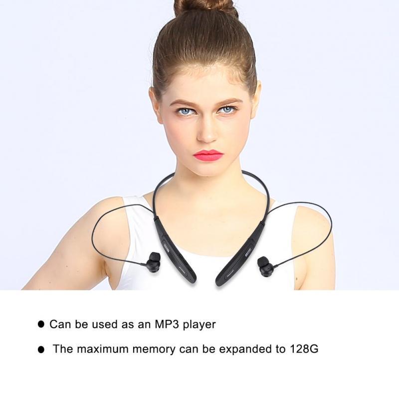 Buy RAYLIN M3 Neck-mounted Sports Bluetooth Headset Subwoofer Dual ...