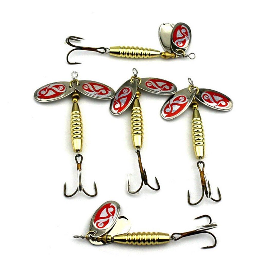 Metal Spinner Tackle Hook Lures Crankbait Fishing uygun fiyatlı satın ...