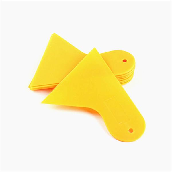Portable Scraper Car Foil Tool Yellow Triangle Scraper Mobile Phone ...