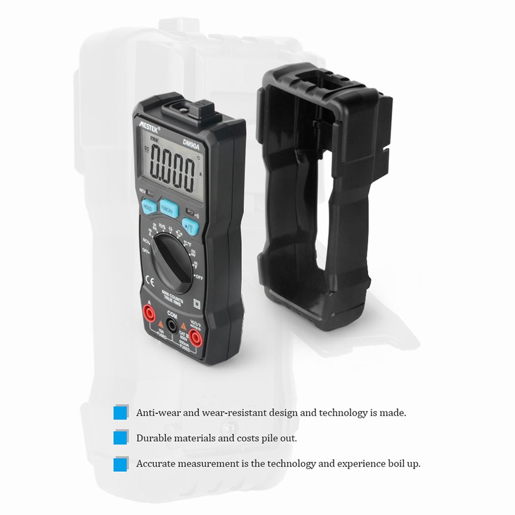 Buy DM90A 6000 Counts Autorange True RMS LCD Digital Multimeter DCAC ...