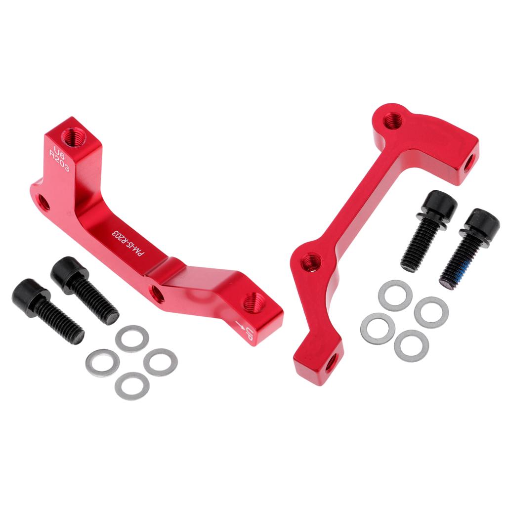 Buy 2 Pieces Bike Disc Brake Mount Adaptor for Caliper PM To IS Front ...