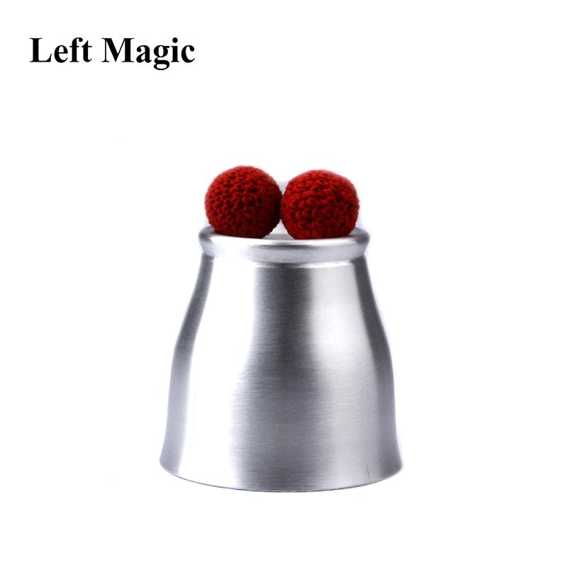 Buy Aluminum Chop Cup Magic Tricks Deluxe Wide Mouth Cup And Balls ...