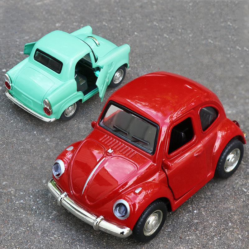 Alloy Mini Q Version Car Model Children's Sound and Light Open Door ...