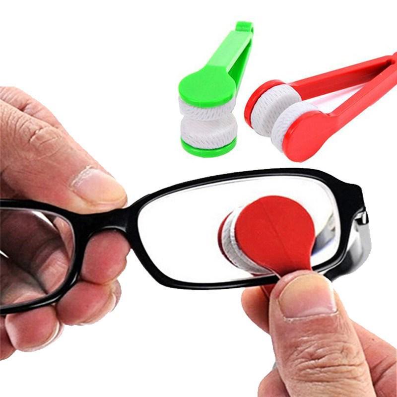 Buy Microfiber Cleaner Brush Wiper Glasses Eyeglass Sunglasses Lens ...