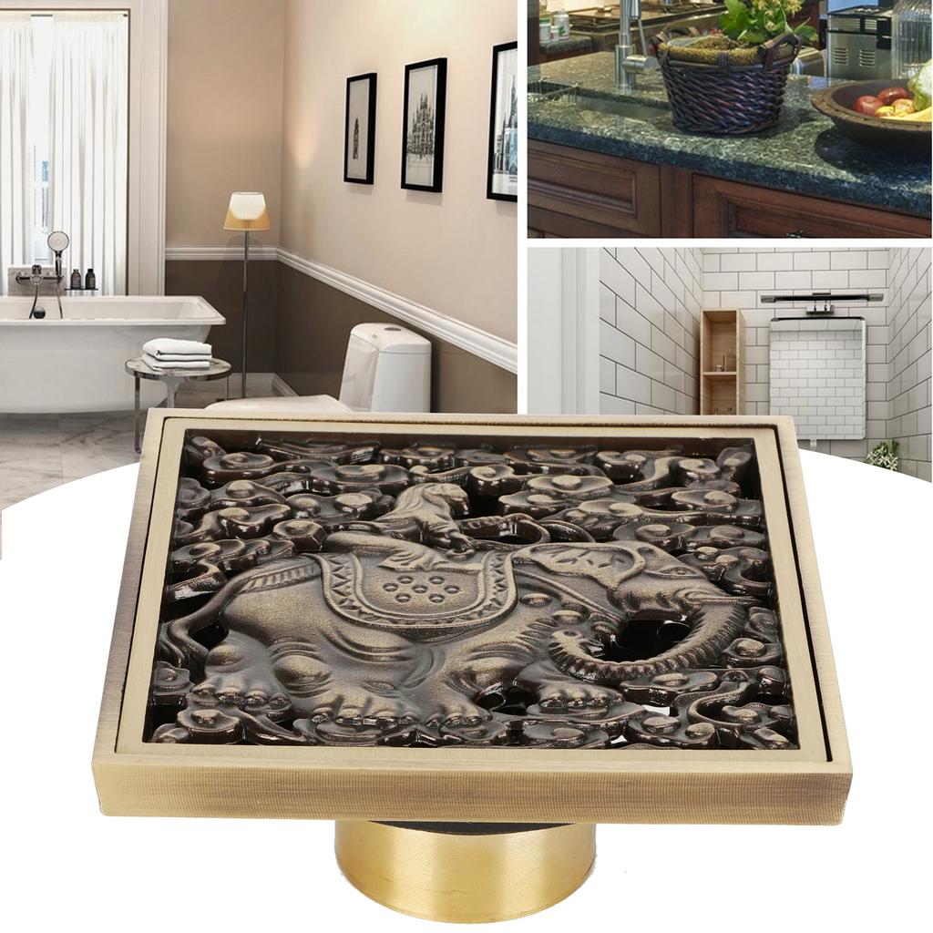 Cheap Floor Drain Antique Full Copper Shower Drain Kit for Kitchen ...