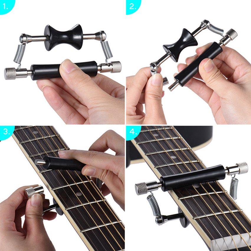 Buy Practical Professional Black Guitar Sliding Capo and Chord Capo at ...