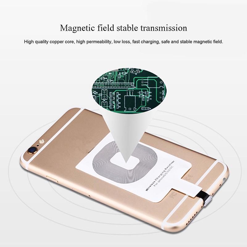Buy Qi Wireless Charger Adapter Charging Receiver For Iphone Samsung ...