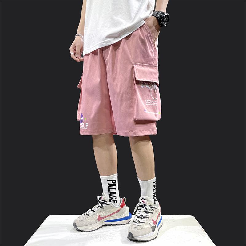 Buy New Five-Point Casual Pants Men's Sports Pants Men's Loose Casual ...