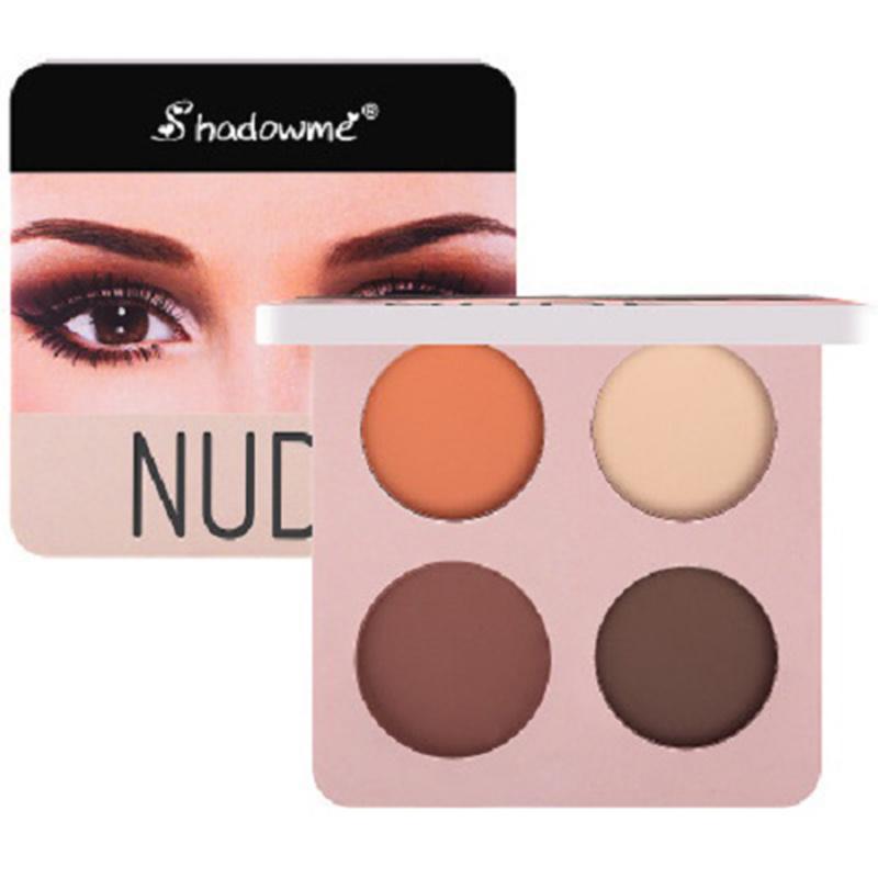 Buy Eye Shadow 4 Color Eye Shadow Palette Earth Color Dark Blue Wine ...