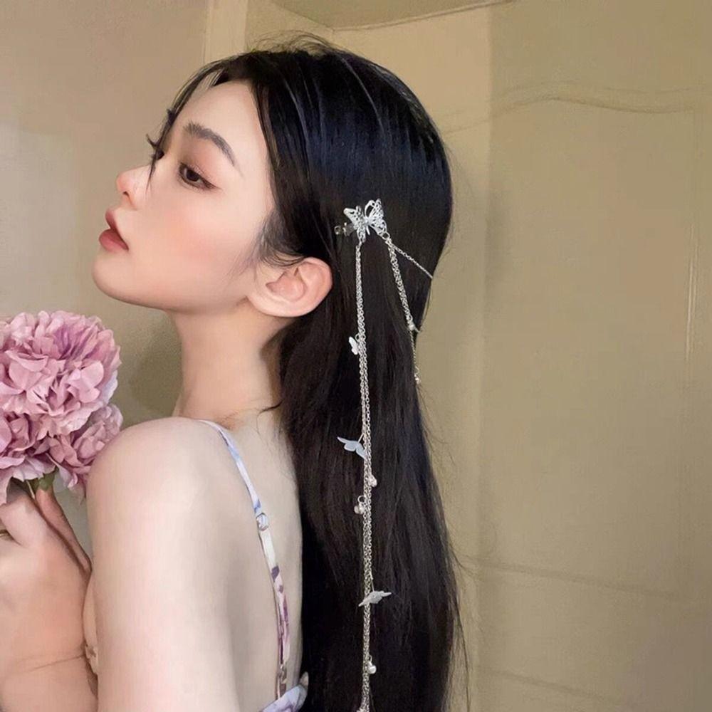 Headdress Bridal Wedding Headwear Forehead Chain Metal Headband ...