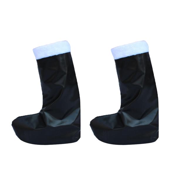 1 Pair Christmas Decoration Santa Claus Shoe Cover for Christmas uygun ...