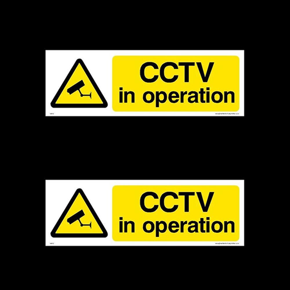 CCTV OPERATING IN THIS VEHICLE STICKERS FREE P+P car taxi bus van uygun ...