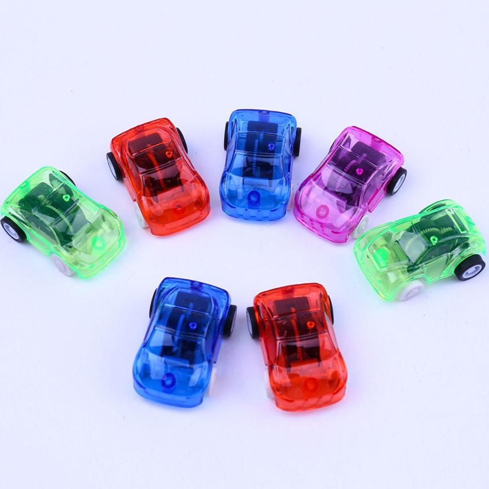 1Pc Creative Move Transparent Car Toy Pull Back Small Engineering Gift ...