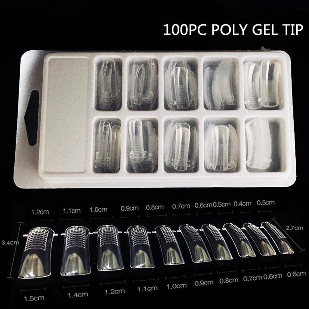 Buy DIY Poly Gel 15ML Lasting 100PCS False Nail Clip Nail at affordable ...